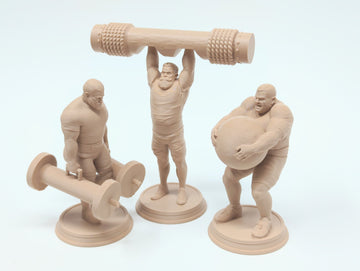 Strongman statues for home gym decor – Figures of strength
